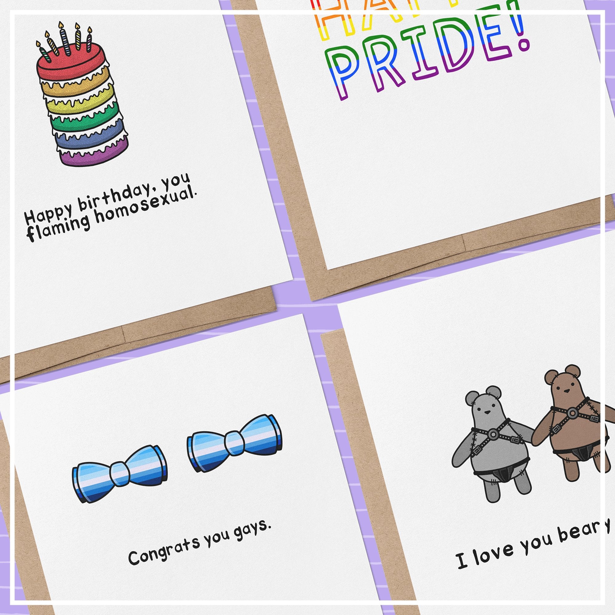 Gay Cards | LGBTQ+ Greeting Cards and Gifts | That Queer Card Co