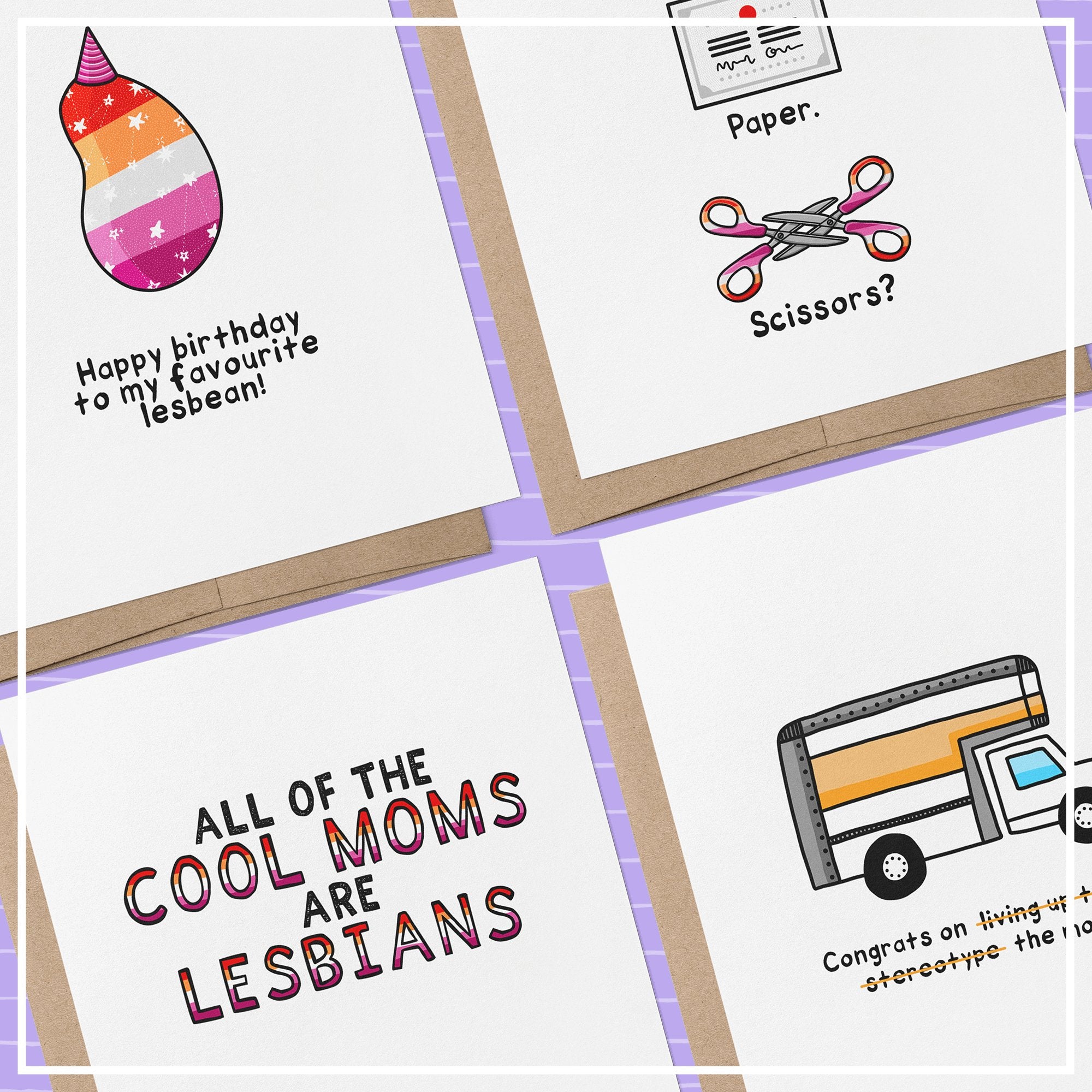 Lesbian Cards | LGBTQ+ Greeting Cards and Gifts | That Queer Card Co
