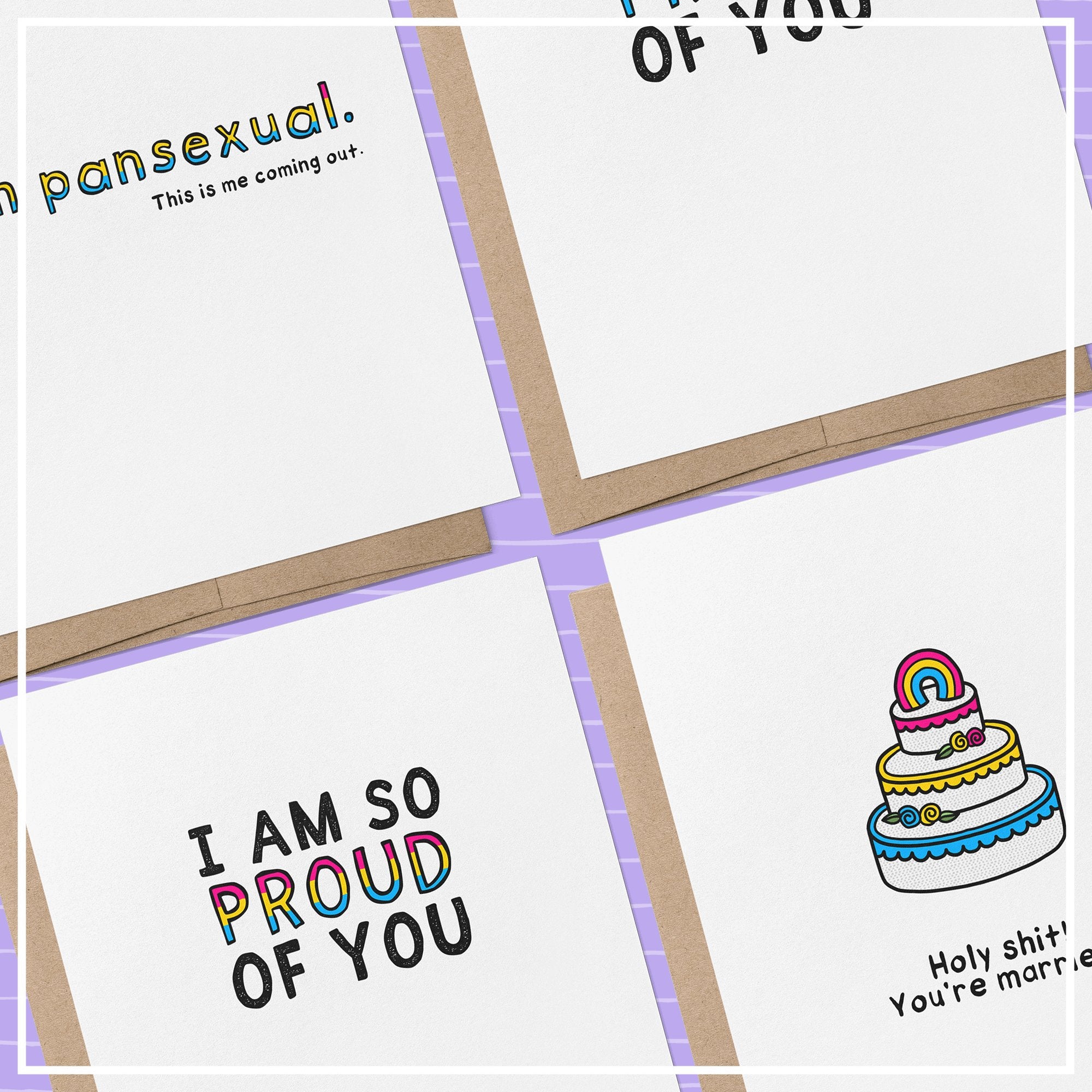 Pansexual Cards | LGBTQ+ Greeting Cards and Gifts | That Queer Card Co
