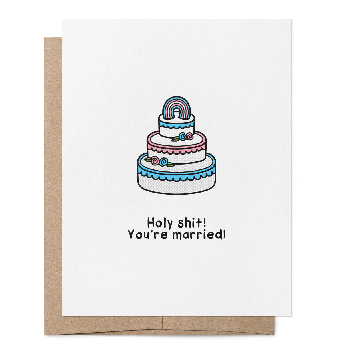 Trans You're Married LGBTQ+ Greeting Card | That Queer Card Co